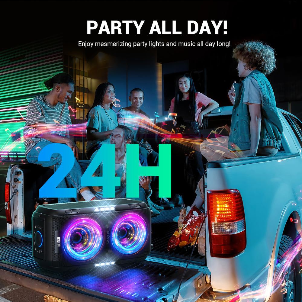 T9 Pro - 250W Output | One-click Boost | 12 Custom Bass Settings | Mic ...