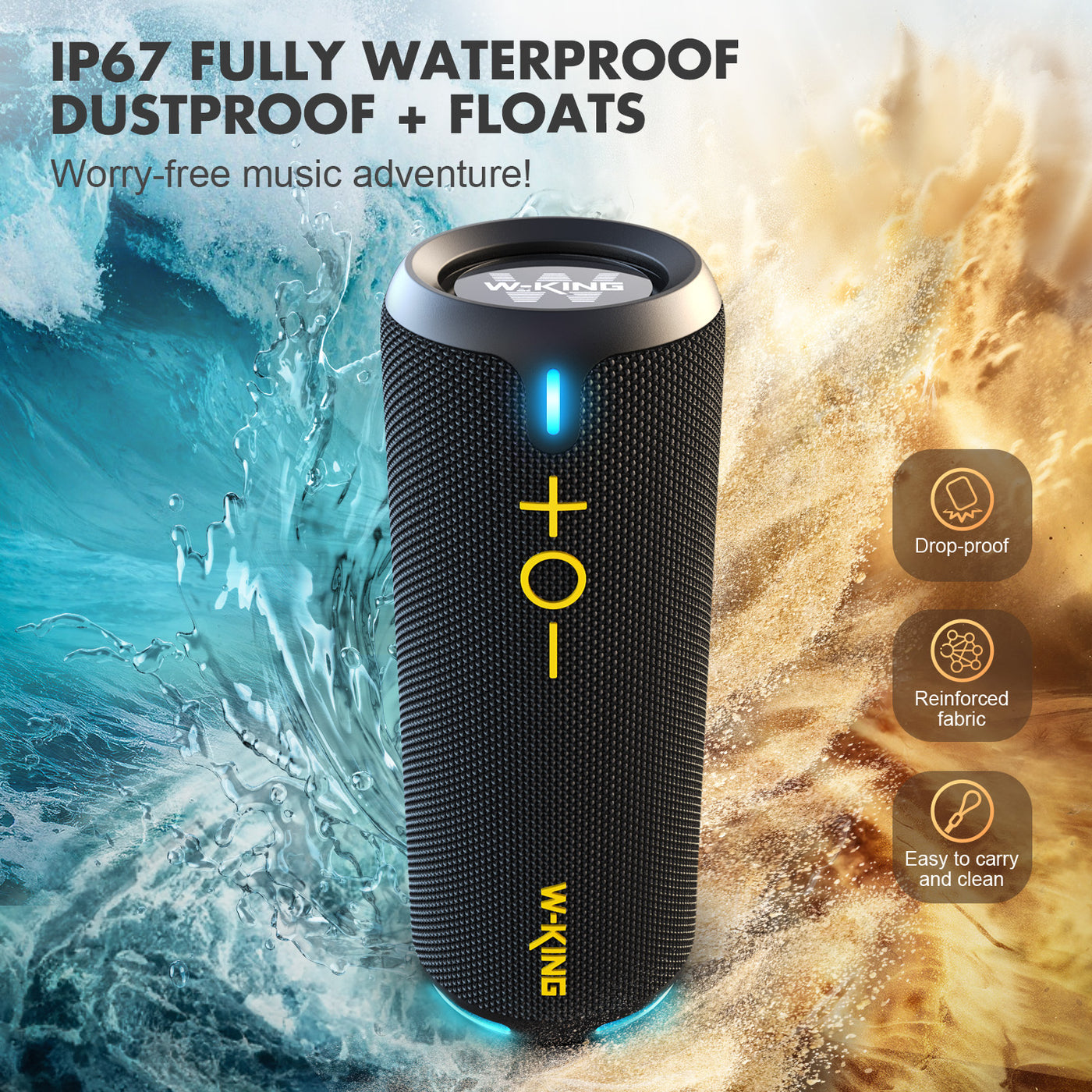 D320 - App Customize EQ Settings | IPX7 Waterproof | Sport Speaker ...